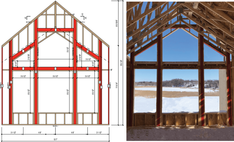 Engineered Tall Wall | Select Trusses & Lumber, Inc.